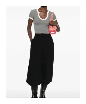 VIVIENNE WESTWOOD Orb Embroidered Cropped T-shirt