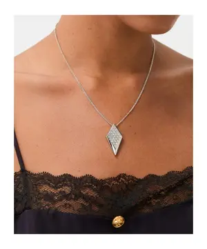 Versace Blade Crystal Necklace