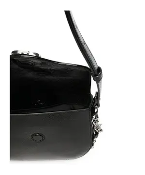 VIVIENNE WESTWOOD Orb-plaque Crinkled-finish Shoulder Bag