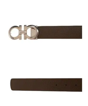 FERRAGAMO Reversible And Adjustable Gancini Belt