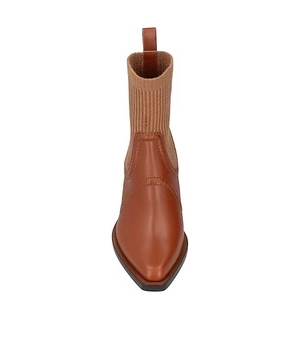 Chloé Minimalist Denim Ankle Boots