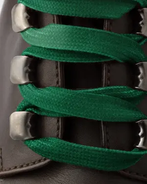 Prada Leather Laced Booties