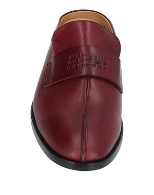MAISON MARGIELA Simple Leather Wooden Clogs