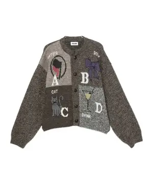 MAGLIANO Intarsia Knit Sweater - Black