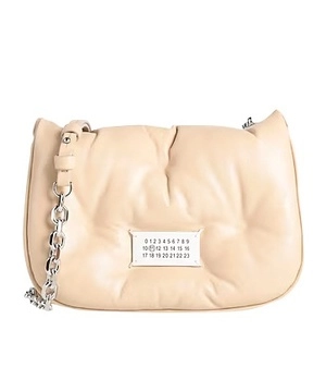 MAISON MARGIELA Leather Cross Body Bag - Beige