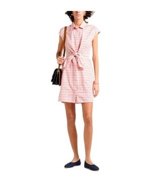 Max Mara Striped Shortsleeve Dress