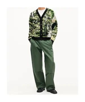Kenzo Japanese Garden Cardigan In Cotton Wool