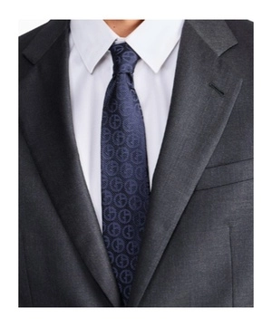 Giorgio Armani Monogram Silk Tie