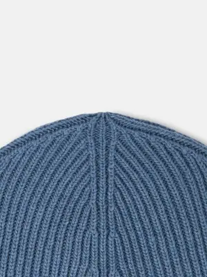 Stone Island Logo-patch Ribbed-knit Beanie Hat