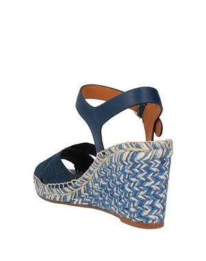 Chloé Canvas Wedge Heel Sandals