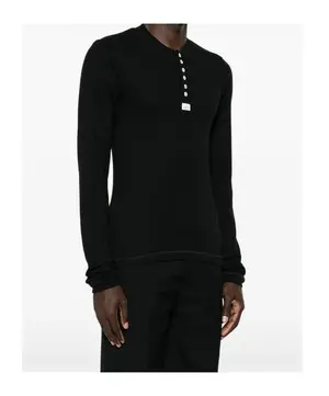 MAGLIANO Long-sleeve Button-front T-shirt