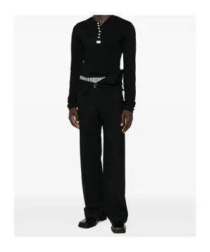 MAGLIANO Long-sleeve Button-front T-shirt