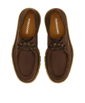 FERRAGAMO Platform Lace-up Shoes