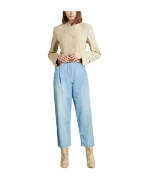 Brunello Cucinelli Tapered Denim Trousers