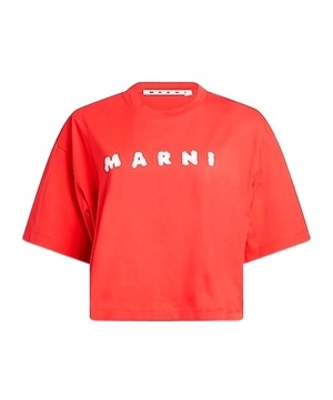 Marni Printed Shortsleeve Tshirt - Red