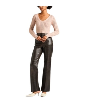 Max Mara Solid-color V-neck Knitted Sweater