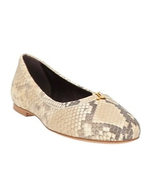 Chloé Snake-patterned Ballet Flats