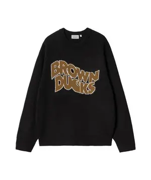 Carhartt Work In Progress Long-sleeved Knitted Sweater - Black