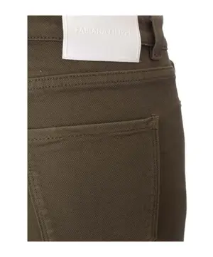 Fabiana Filippi Casual Pants With Belt Loops - Black