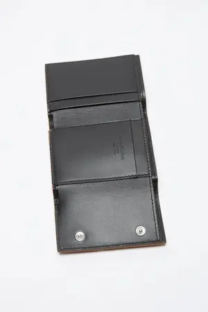 Acne Studios Portefeuille Trifold En Cuir