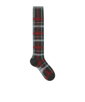 VIVIENNE WESTWOOD Multicheck Knee-high Socks