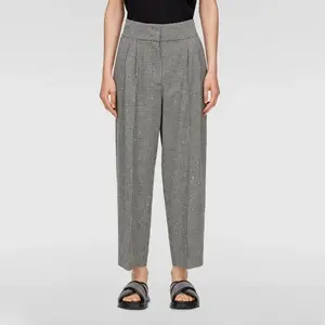 Fabiana Filippi Tapered-leg Checked Trousers