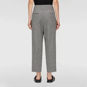 Fabiana Filippi Tapered-leg Checked Trousers