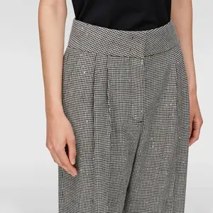 Fabiana Filippi Tapered-leg Checked Trousers