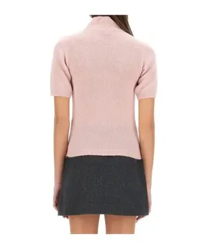 A.p.c. Short-sleeved High-neck Jumper