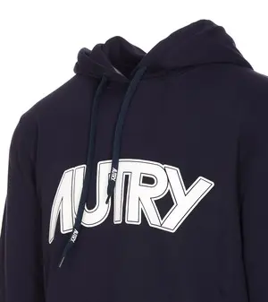 AUTRY Logo-printed Drawstring Hoodie