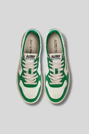 AUTRY Super Vintage Leather Sneakers - Nude