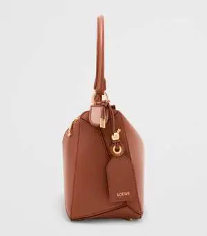 Loewe Medium Leather Featherlight Puzzle Top-handle Bag