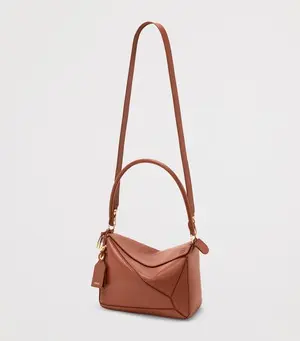 Loewe Medium Leather Featherlight Puzzle Top-handle Bag