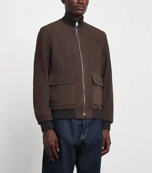 VALSTAR Reversible Suede Valstarino Bomber Jacket