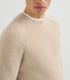 Brunello Cucinelli Cashmere Ribbed Sweater