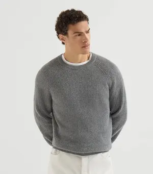 Brunello Cucinelli Cashmere Ribbed Sweater