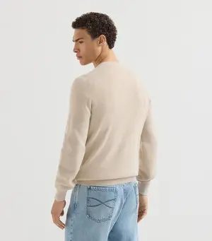 Brunello Cucinelli Cashmere English Rib Sweater
