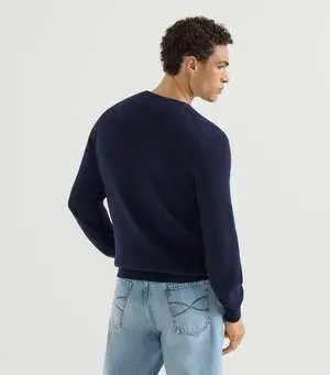 Brunello Cucinelli Cashmere English Rib Sweater