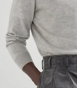 Brunello Cucinelli Cashmere-silk V-neck Sweater