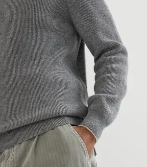 Brunello Cucinelli Cashmere English Rib Sweater