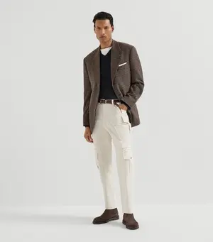 Brunello Cucinelli Cashmere-silk V-neck Sweater