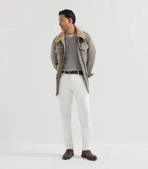 Brunello Cucinelli Cashmere Vanisé Cable-knit Sweater
