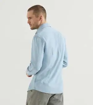 Brunello Cucinelli Denim-effect Chambray Shirt