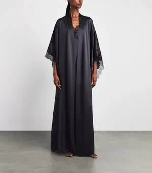 Carine Gilson Silk Long Cérès Robe