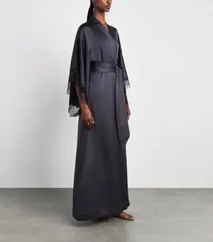 Carine Gilson Silk Long Cérès Robe