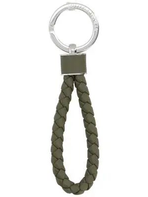 Bottega Veneta Woven Leather Keychain - Green