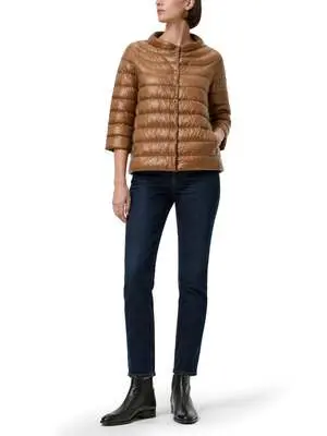 Herno Cropped Padded Down Jacket