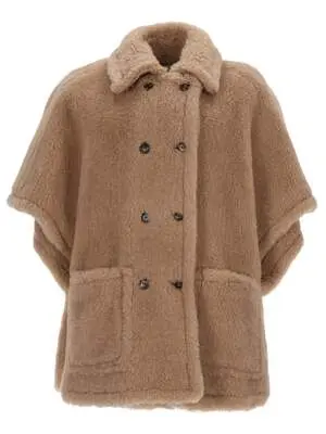 Max Mara Poncho Horse4 - Cream
