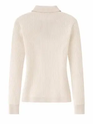 Max Mara Cashmere Polo Shirt - Cream
