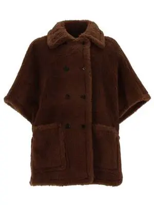 Max Mara Poncho Horse4 - Brown